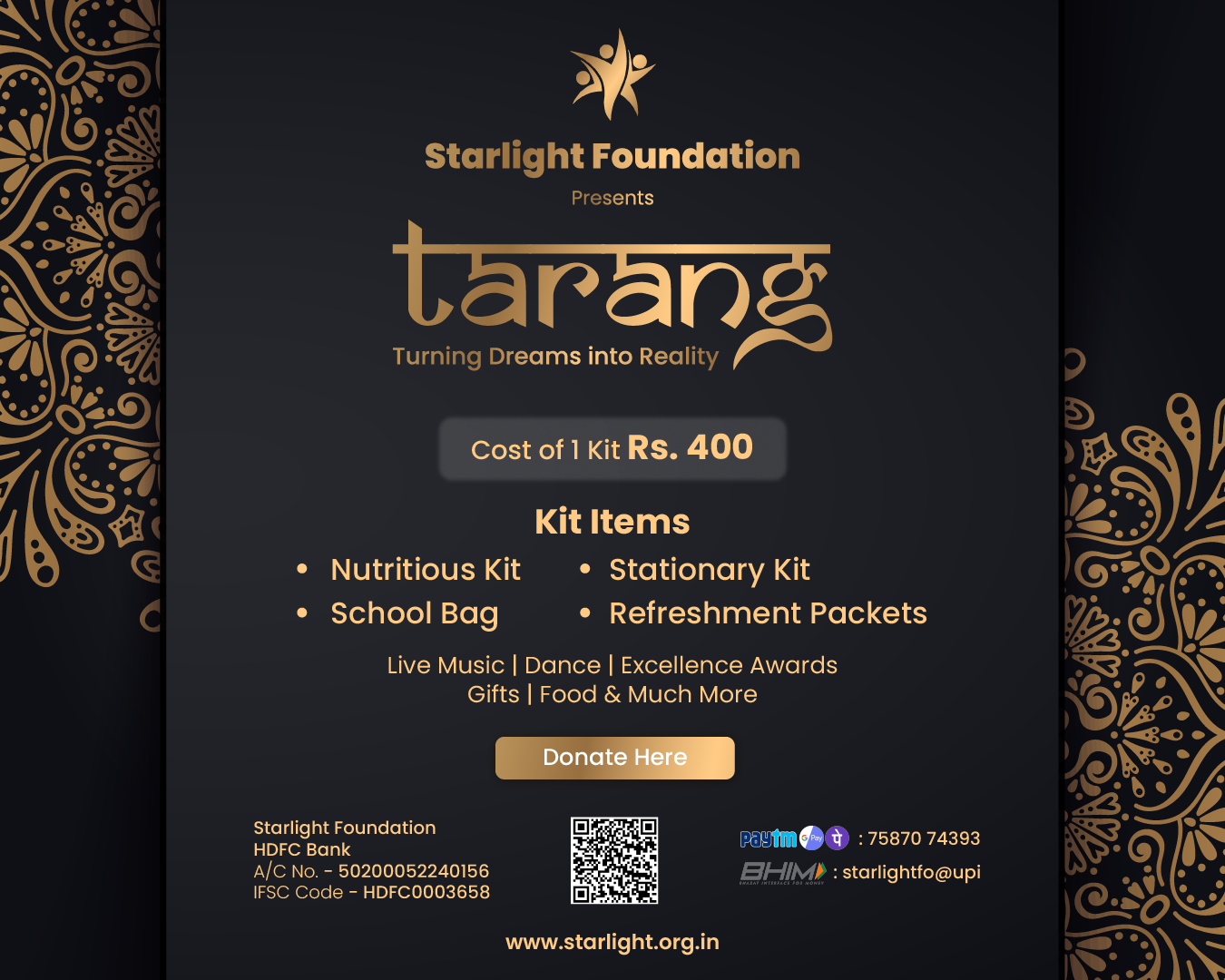 Starlight Foundation | Non-Profitable Organization